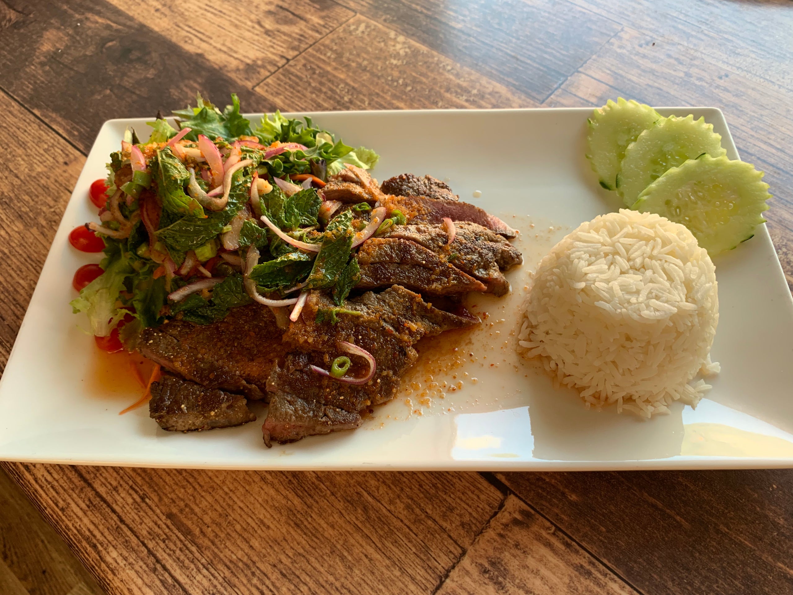New York Steak Larb Entree | Thai Kitchen